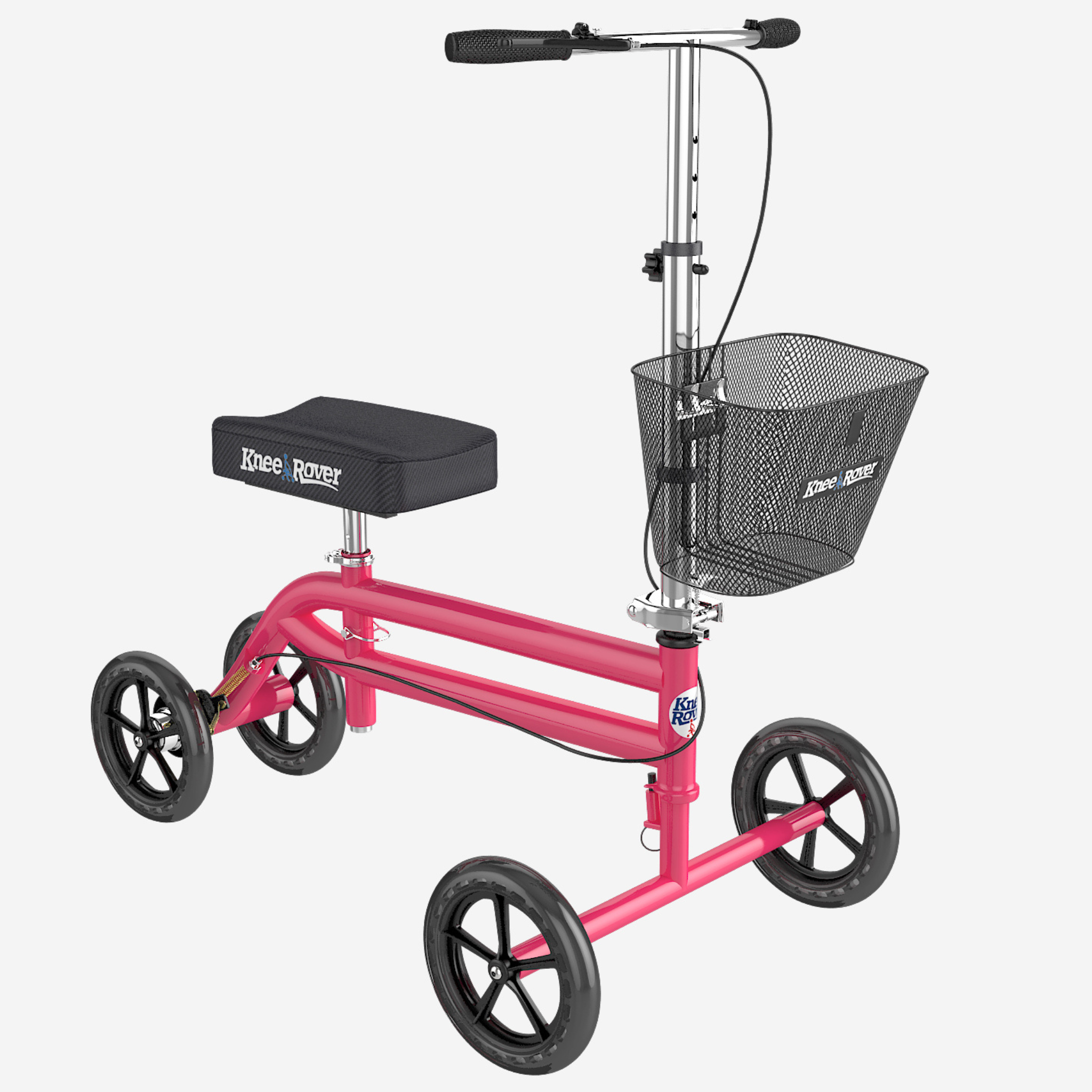 Pink Knee Scooter KneeRover Steerable Knee Walker