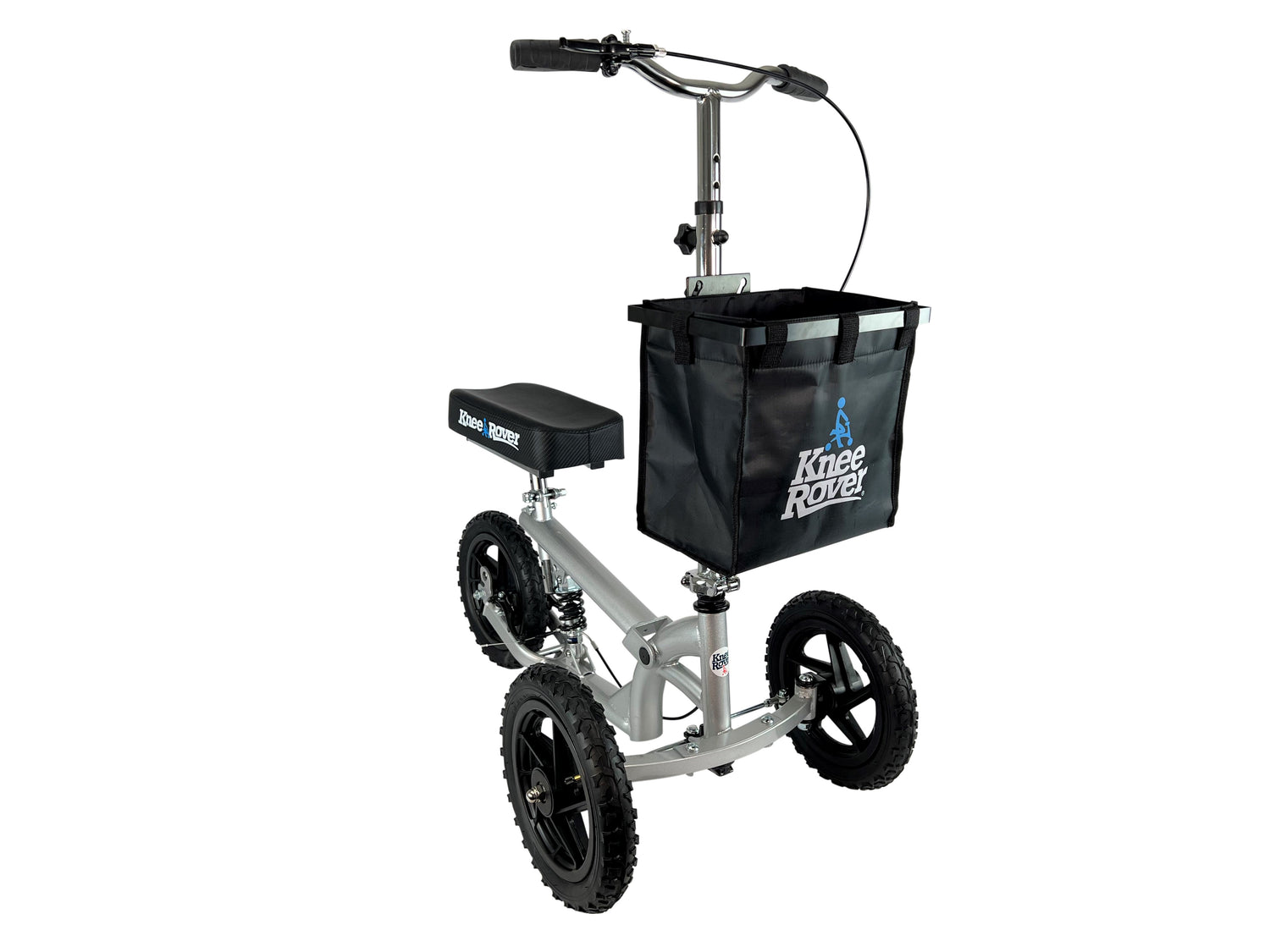 KneeRover Deluxe Knee Scooter Universal Basket Accessory with 15 Pound