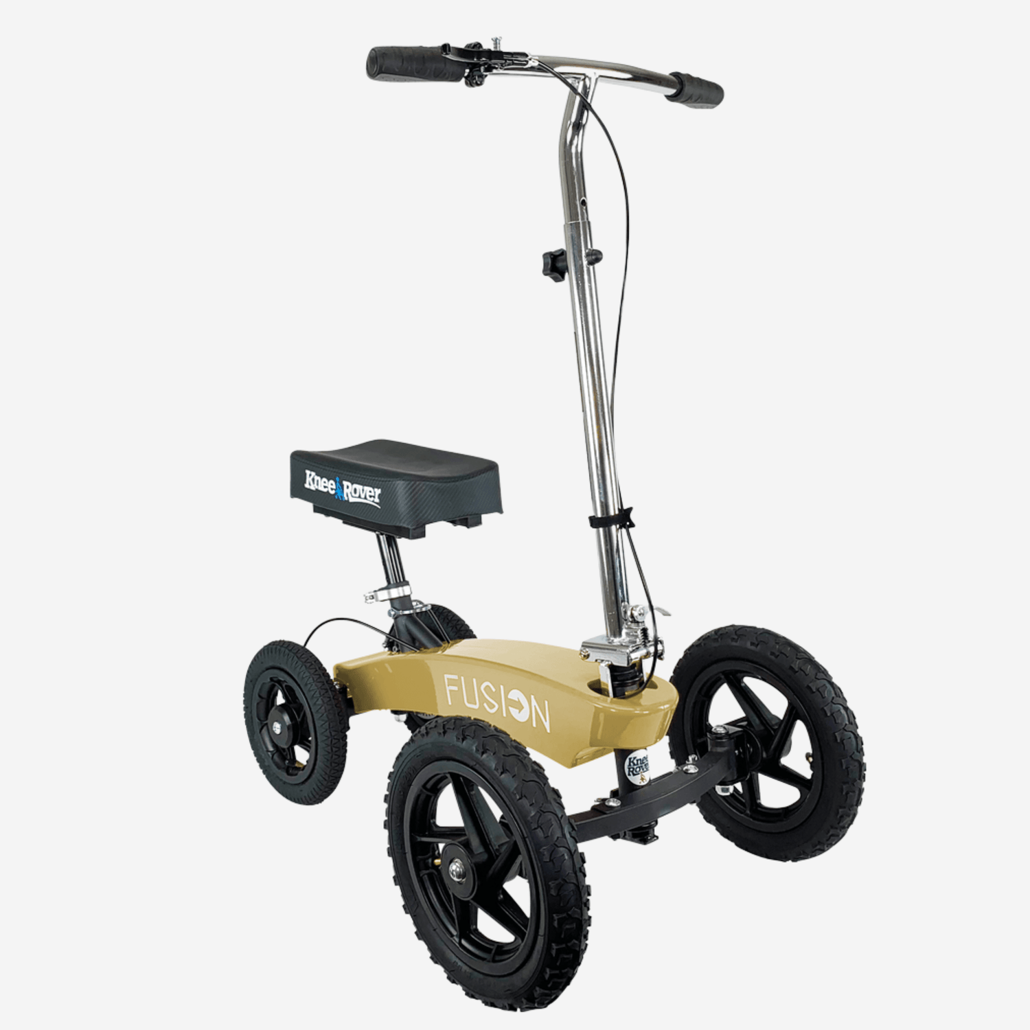 KneeRover® All Terrain Fusion Patented Knee Scooter with 4 Wheel Steer