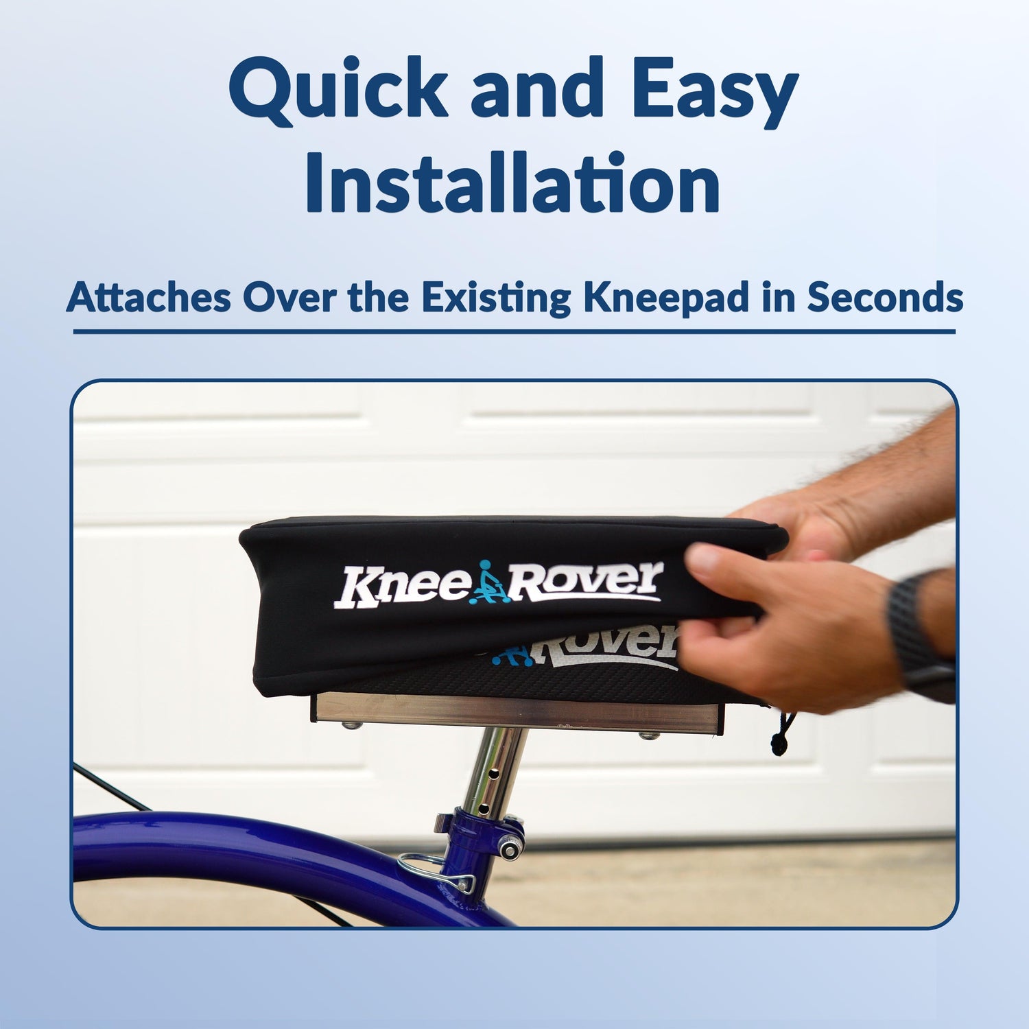 KneeRover Memory Foam Knee Walker Pad Knee Pad Cover