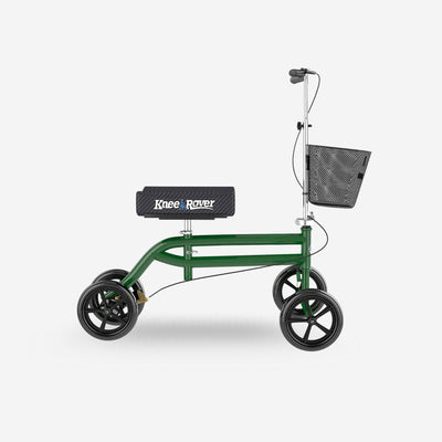 KneeRover Steerable Knee Scooter Knee Walker in Green